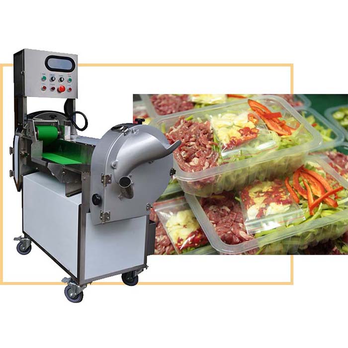Vegetable cutter is indispensable in fresh-cut vegetable processing